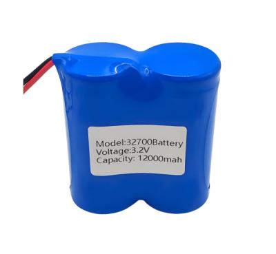 China 3.2V 12Ah 2P Parallel 32700 LiFePO4 Battery 6000mAh Grade A Cell For Solar Storage for sale