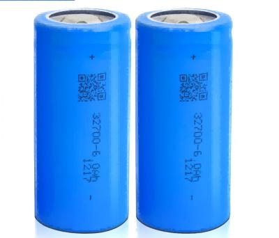 China 3.2V 6Ah 32700 Cylindrical Lithium Iron Phosphate Battery Cells For E Bike Electric Scooter for sale