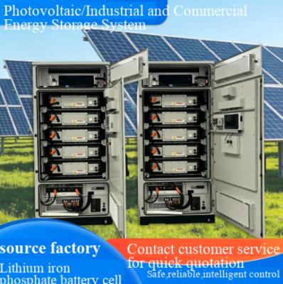 China Solar PV Energy Storage Cabinet Integrated Industrial Lithium Iron Phosphate Battery for sale