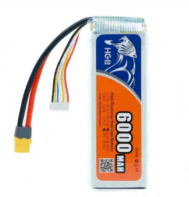 China 6S 22.2V Drone Battery Pack 6000mAh High Rate LCO Battery For RC Aircraft Industrial UAV for sale