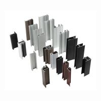 China Custom 6063 Window Frame Profile Aluminium Window Channel Anodize Surface for sale