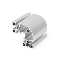 China Angular Aluminum Extrusion Profile With Different Angles Available Silver Color Ideal for sale