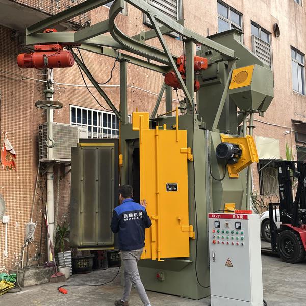 Quality Large Section Steel Shot Blasting Machine Hook Type for sale