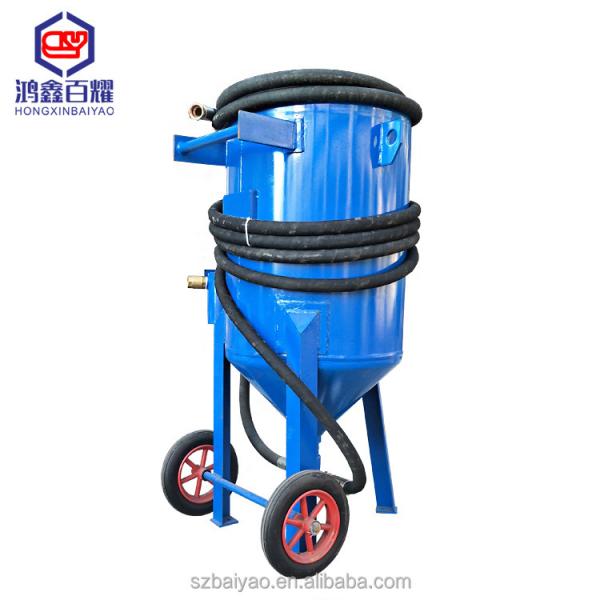 Quality Dry / Wet Movable Portable Sandblasting Machine Dust Free Sandblaster Machine for sale