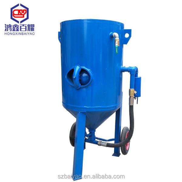 Quality Dry / Wet Movable Portable Sandblasting Machine Dust Free Sandblaster Machine for sale