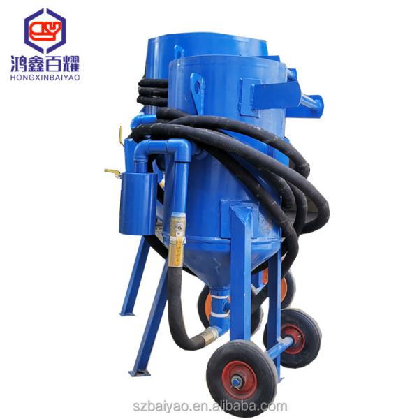 Quality Dry / Wet Movable Portable Sandblasting Machine Dust Free Sandblaster Machine for sale