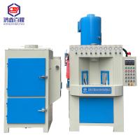 China Automatic Sandblasting Machine Turntable Type with 12PCS Boron Cabide Nozzle for sale