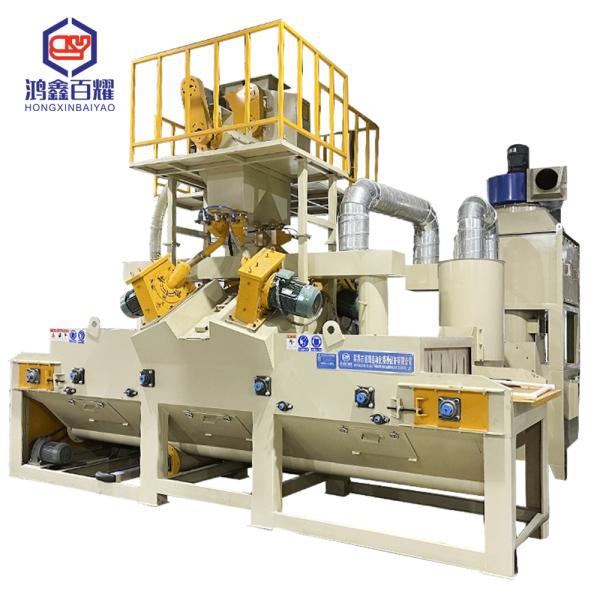 Quality PLC Shot Blast Cleaning Machine Shot Peening Metal Rust Surface Cleaning for sale