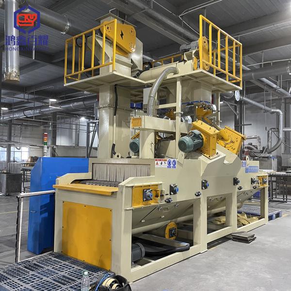 Quality PLC Shot Blast Cleaning Machine Shot Peening Metal Rust Surface Cleaning for sale
