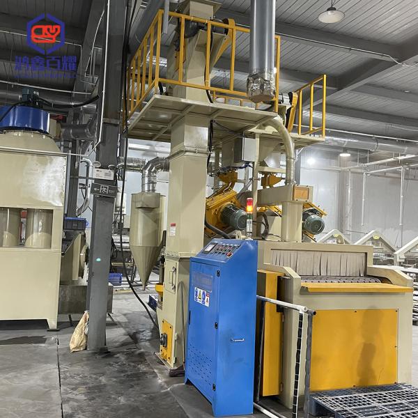 Quality PLC Shot Blast Cleaning Machine Shot Peening Metal Rust Surface Cleaning for sale