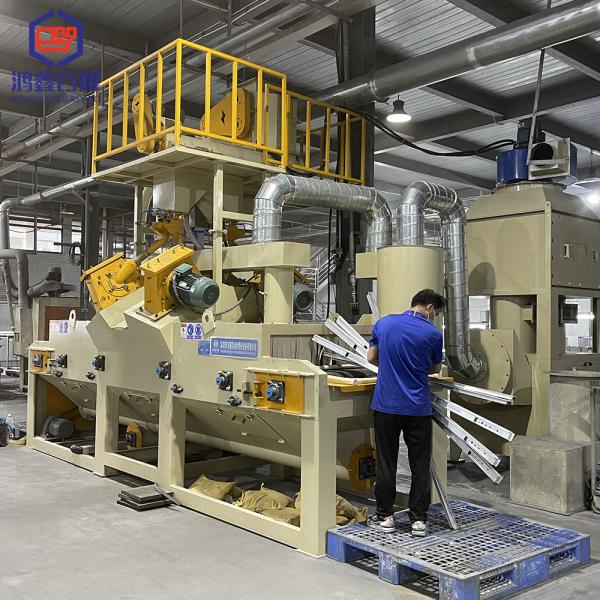 Quality PLC Shot Blast Cleaning Machine Shot Peening Metal Rust Surface Cleaning for sale