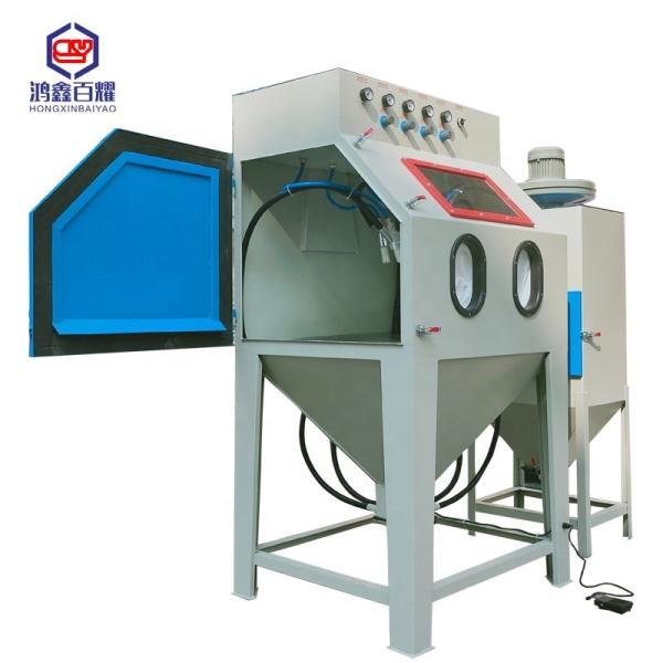 Quality Dry Sandblasting Machine Manual Cleaning Sand Blasting Cabinet 2.2KW for sale