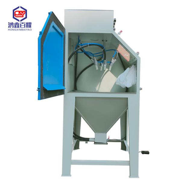 Quality Dry Sandblasting Machine Manual Cleaning Sand Blasting Cabinet 2.2KW for sale