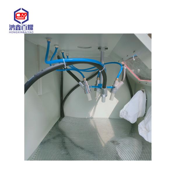 Quality Dry Sandblasting Machine Manual Cleaning Sand Blasting Cabinet 2.2KW for sale