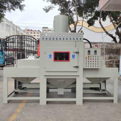 China Automatic Metal Sandblasting Machine Dust Removal System Included for sale