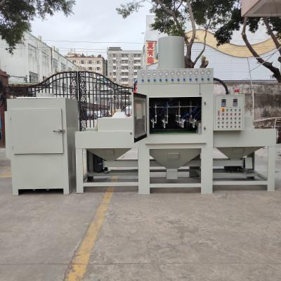 China Automatic Metal Sandblasting Machine Dust Removal System Included for sale
