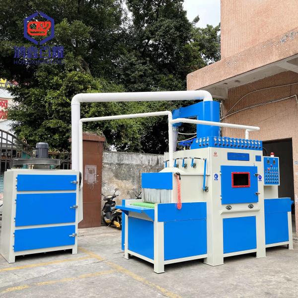Quality PLC Automatic Sandblasting Machine Conveying Type With 16 Blasting Guns for sale