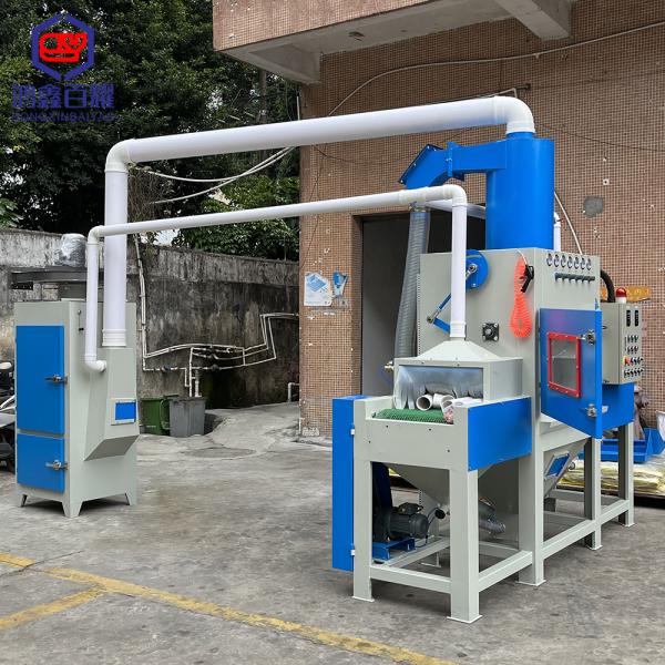 Quality Automatic Conveyor Sandblasting Machine 6kw Sand Blast Equipment for sale