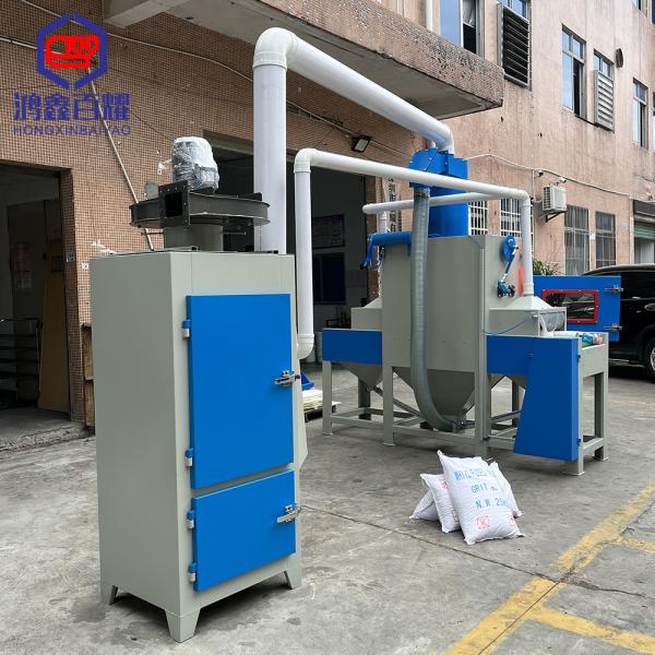 Quality Automatic Conveyor Sandblasting Machine 6kw Sand Blast Equipment for sale