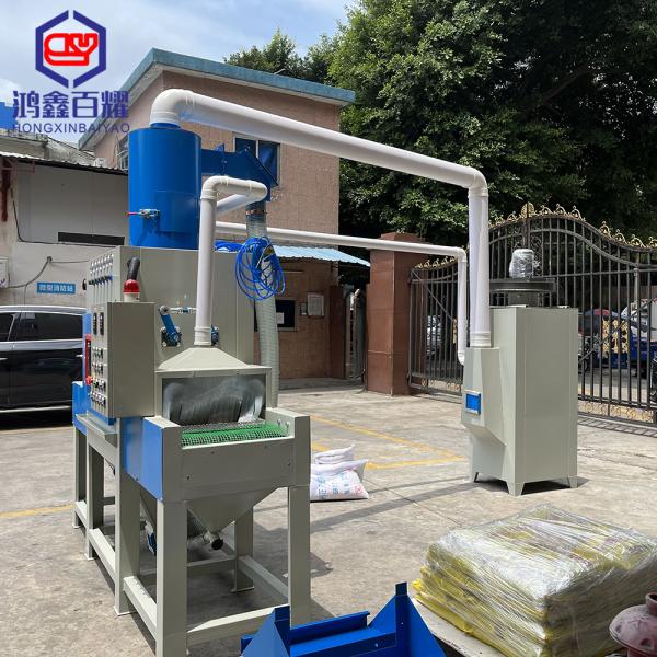 Quality Automatic Conveyor Sandblasting Machine 6kw Sand Blast Equipment for sale