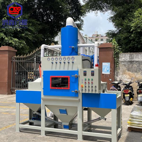 Quality Automatic Conveyor Sandblasting Machine 6kw Sand Blast Equipment for sale