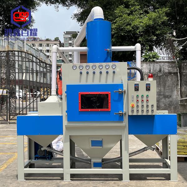 Quality Automatic Conveyor Sandblasting Machine 6kw Sand Blast Equipment for sale