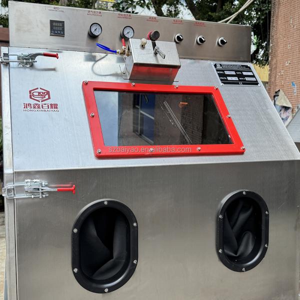 Quality Wet Blasting Cabinet with Water Heating System for sale