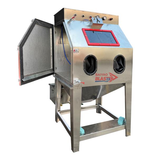 Quality Vapour Blasting Cabinet Closed Loop System Dustless Sand Blast Machine for sale
