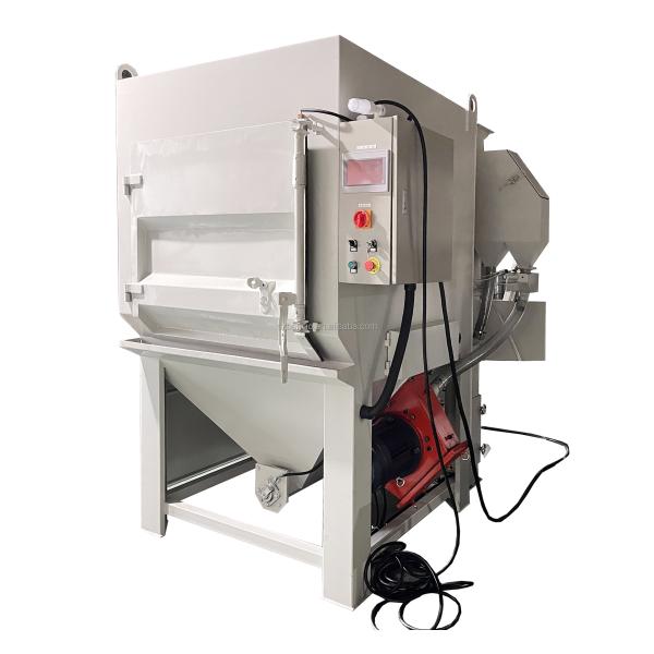 Quality Automatic Shot Blasting Machine For Car Wheel Rims 7.5kw for sale
