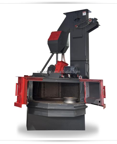 Quality Wheel Shot Blasting Machine Rotary Table Shot Blast Machine for sale