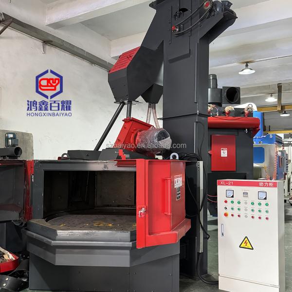 Quality Wheel Shot Blasting Machine Rotary Table Shot Blast Machine for sale