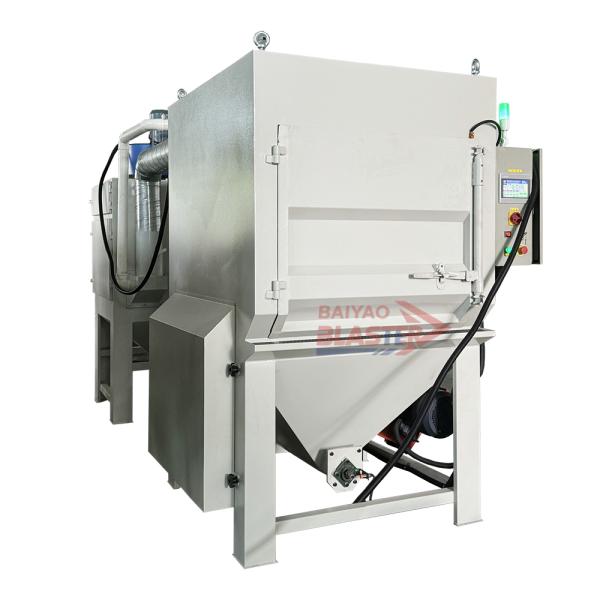 Quality Automatic Shot Blasting Machine For Car Wheel Rims 7.5kw for sale