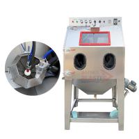 China Small Automatic Wet Vapor Blasting Machine For Batch Hardware Parts Processing for sale