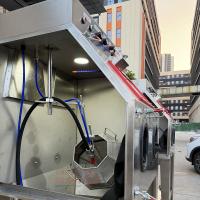 China Small Automatic Wet Vapor Blasting Machine For Batch Hardware Parts Processing for sale