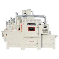 China Conveyor Type Dustless Automatic Sandblasting Machine for sale