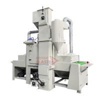 China Conveyor Type Dustless Automatic Sandblasting Machine for sale