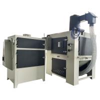 China Turntable Automatic Sandblasting Machine High-Output Fully Automatic Sandblasting Machine Uniform Sandblasting for sale