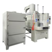 China Turntable Automatic Sandblasting Machine High-Output Fully Automatic Sandblasting Machine Uniform Sandblasting for sale