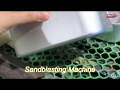 conveyor type automatic sand blasting machine