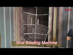 large section steel shot blasting machine hook type