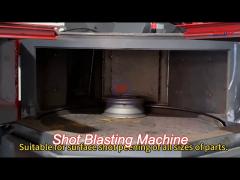 wheel shot blasting machine rotary table shot blast machine