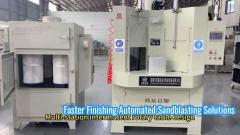 Intermittent Turntable Automatic Sandblasting Machine