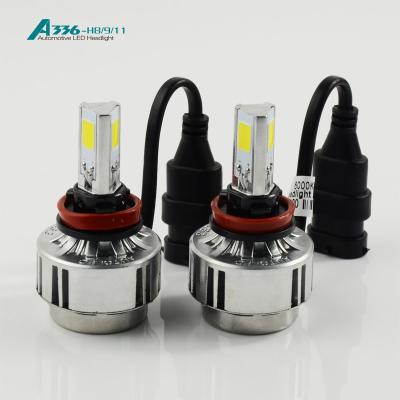 China All In One Led Car Headlights Bulb Waterproof 3300 Lumen Sanan Chip for sale