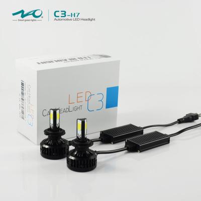 China 12 Months Warranty Headlight LED Bulbs C3 - H7 36 W 3300 LM Suitable For All Car for sale