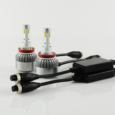 China E3 H11 40W 4500 Lumen LED Headlight Bulb Super Bright White Color 6000K for sale