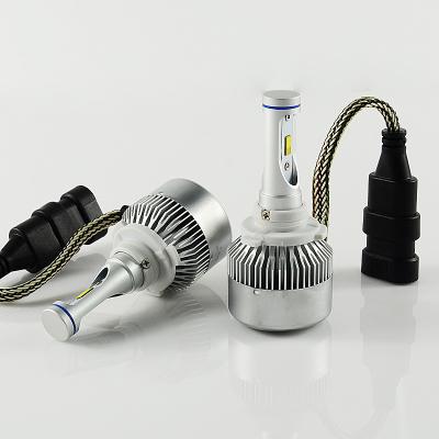 China Perfect light beam pattern V8 Automotive LED Headlamp 9005 H1 H3 H4 H7 H8 H11 for sale