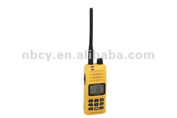 Quality Handheld GMDSS Wireless Portable Marine VHF Radio Walkie Talkie with MSDS for sale
