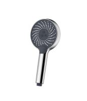 China 3 Function ABS Hand Shower Plastic Column Chrome Bathroom Easy Cleaning for sale