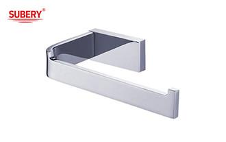 Cina In ottone cantare porta-carta per rotoli igienici vetro bagno di alta qualità colore cromo OEM nobel ottone montaggio pezzo di ottone base in vendita