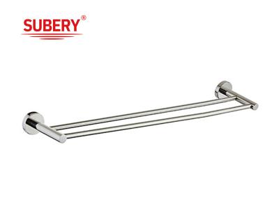 China Stainless steel toilet bathroom simple towel pole for sale